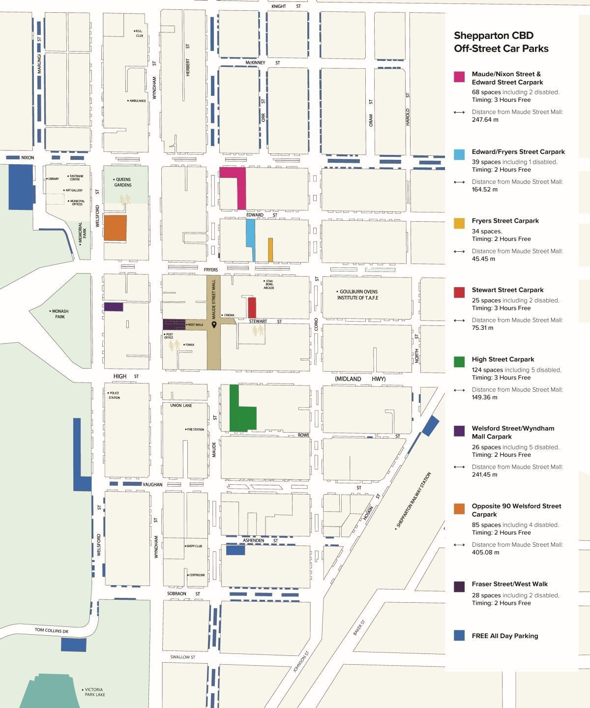 Parking Map - Greater Shepparton City Council