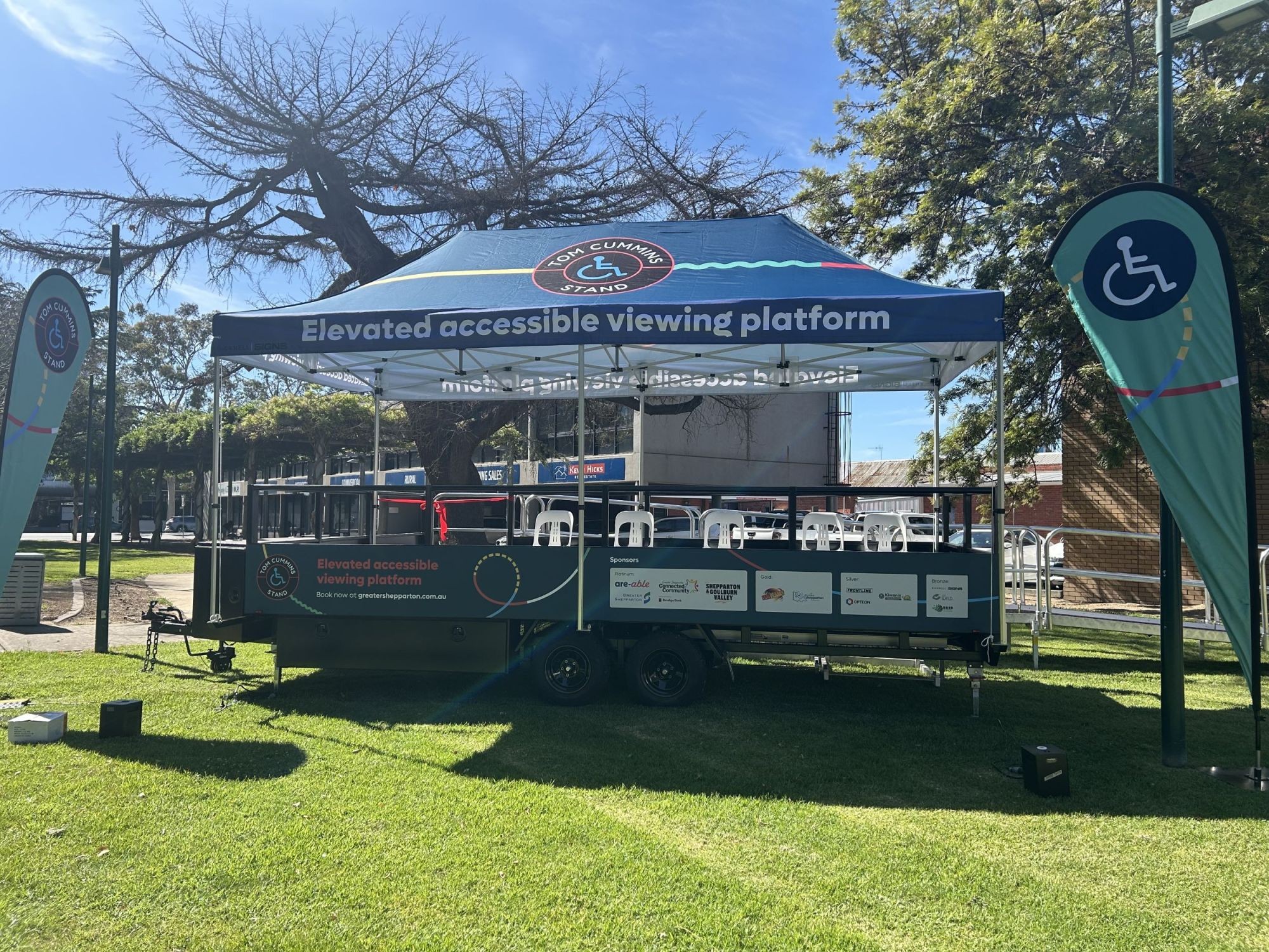 Elevated Accessible Viewing Platform (Tom Cummins Stand) Bookings ...