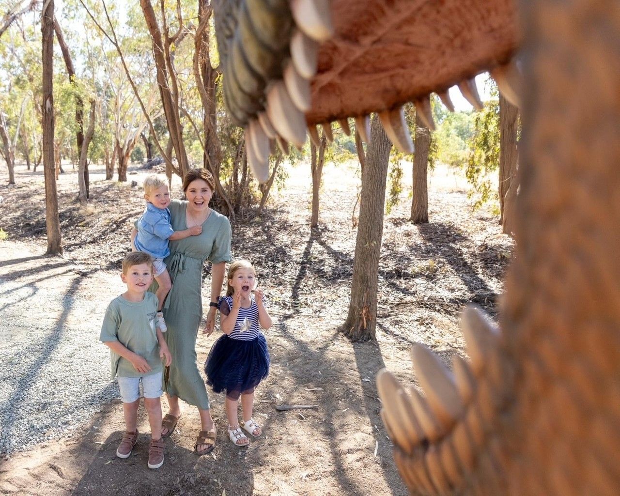 Dinosaurs at Kyabram Fauna Park - Greater Shepparton City Council